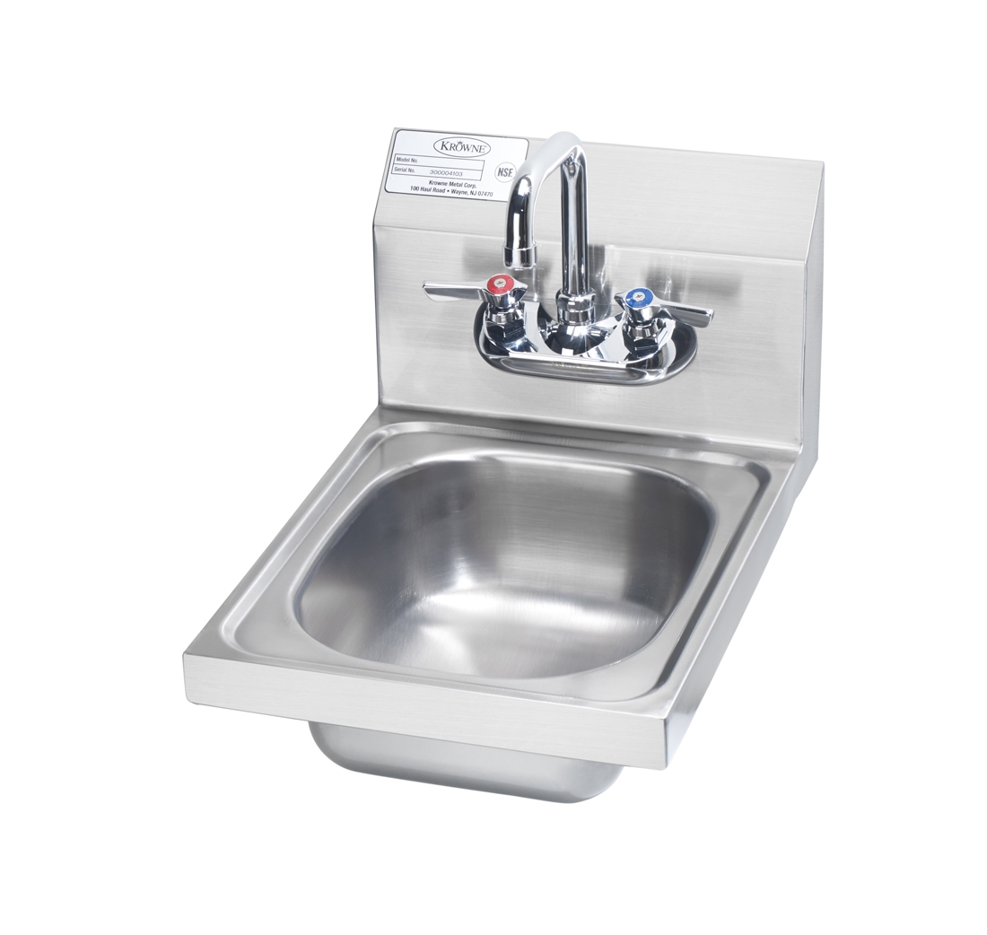 12"W Hand Sink | Hand Sinks | Krowne Metal Corp.
