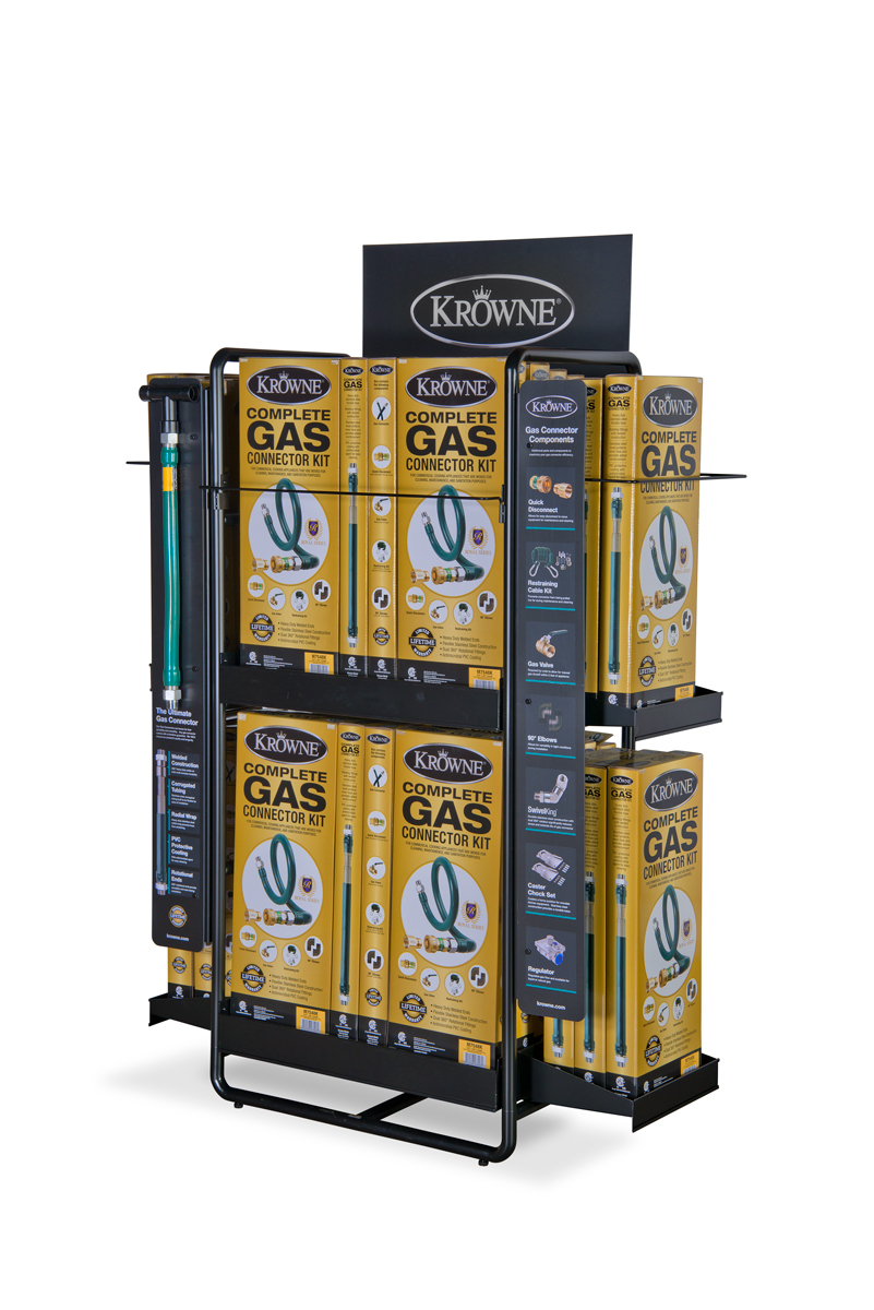 Gas Connector Merchandiser | Krowne