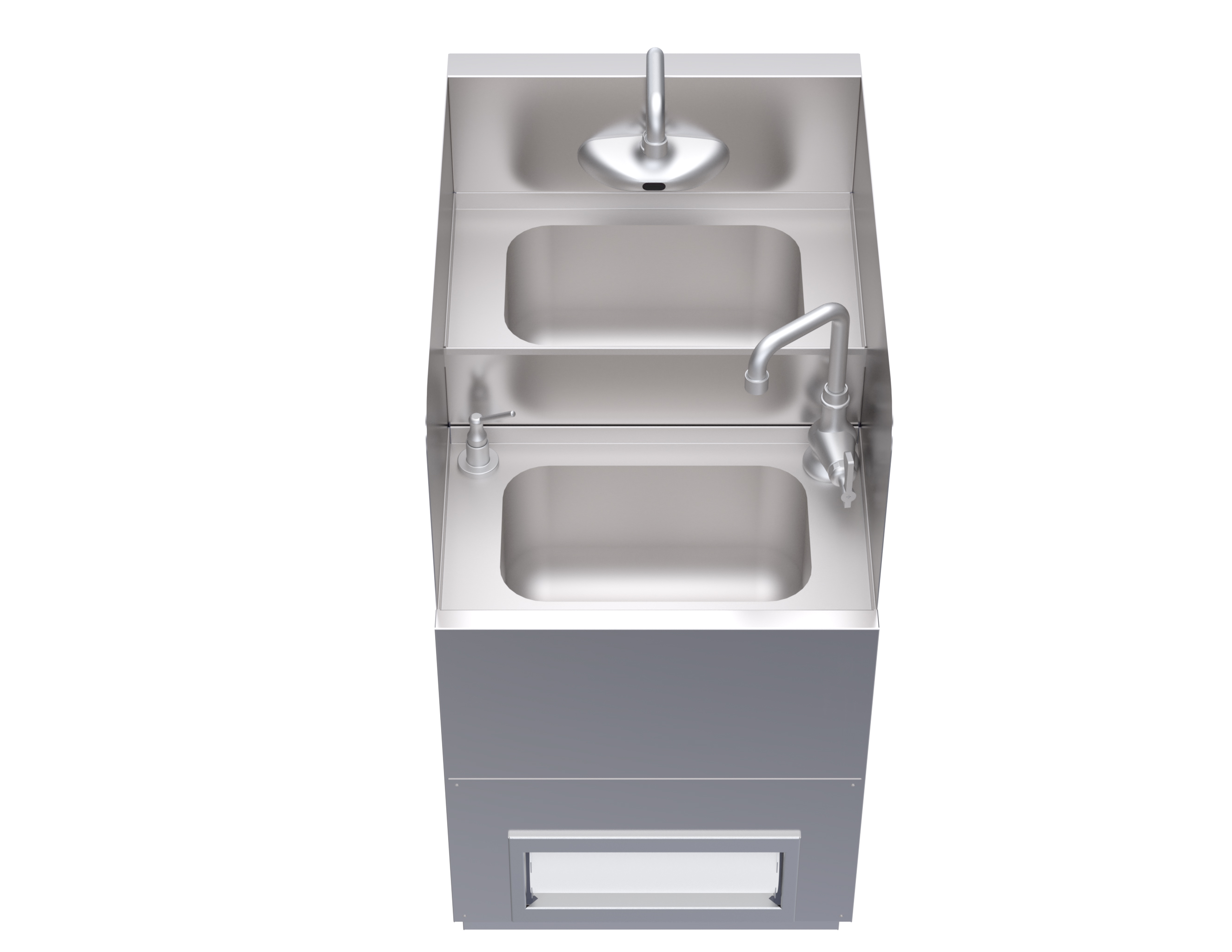 Royal Series Hybrid Speed Sink with Electronic Sensor Faucet | Krowne